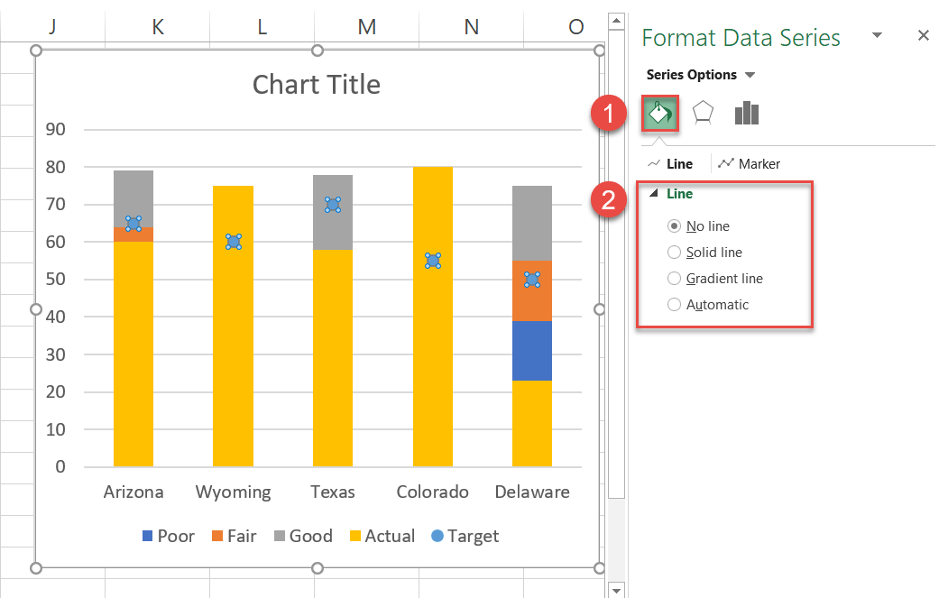 How to Create a Bullet Graph in Excel - Automate Excel